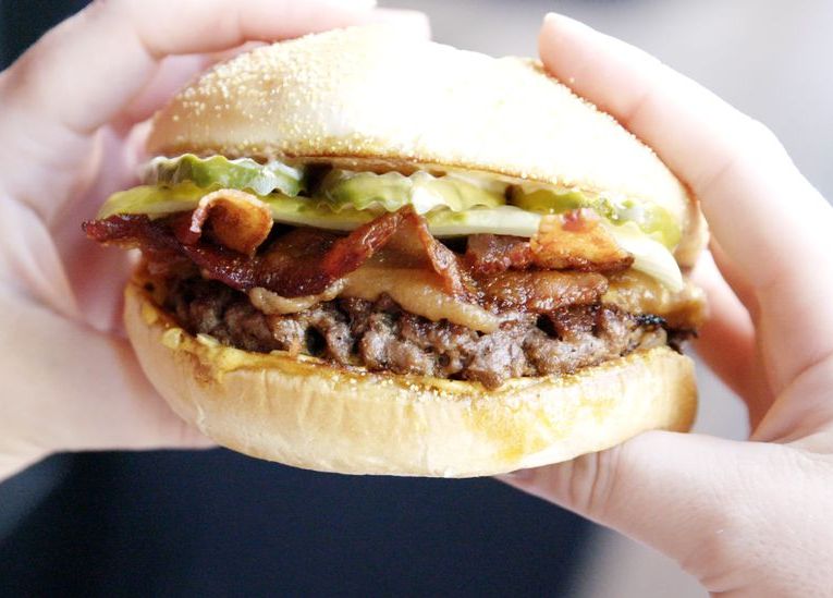 Elvis Burger with Peanut Butter Mustard