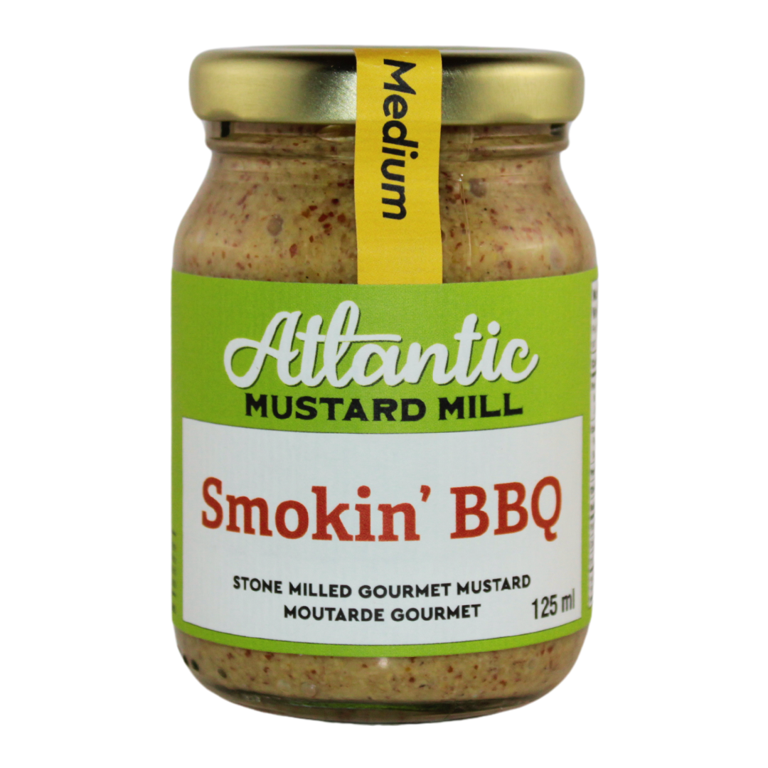 Smokin BBQ Mustard - Atlantic Mustard mill